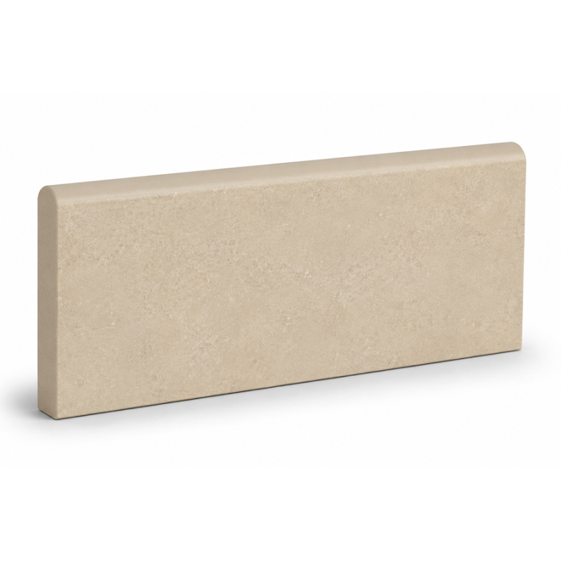 Plinthe pour carrelage beige Kyoto 9x120 cm effet pierre
