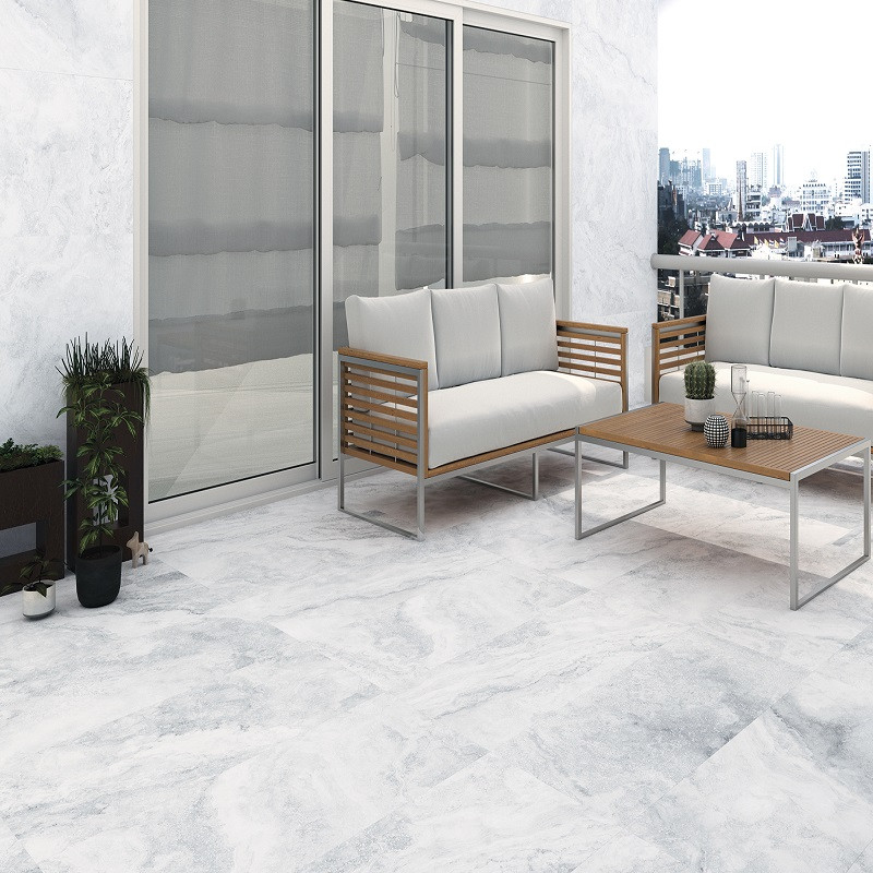 Dalle sur plots pour une terrasse - Concept Mosaïque