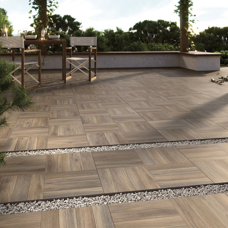 Dalle sur plots pour une terrasse - Concept Mosaïque (3)