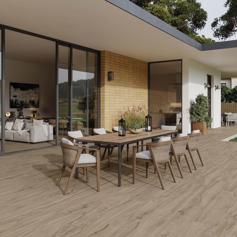 Dalles sur plot 61x61 effet pierre antidérapantes R11 | concept mosaique