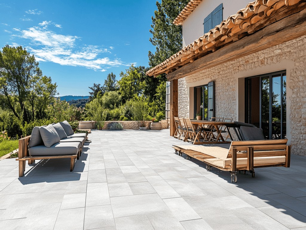 Dalles sur plots pour terrasses modernes